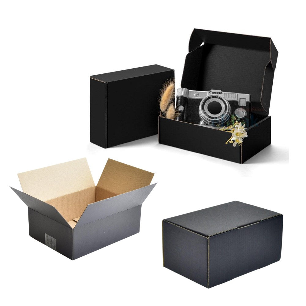 Black Mailing Boxes & Shipping Cartons – Bold, Professional | eBPak