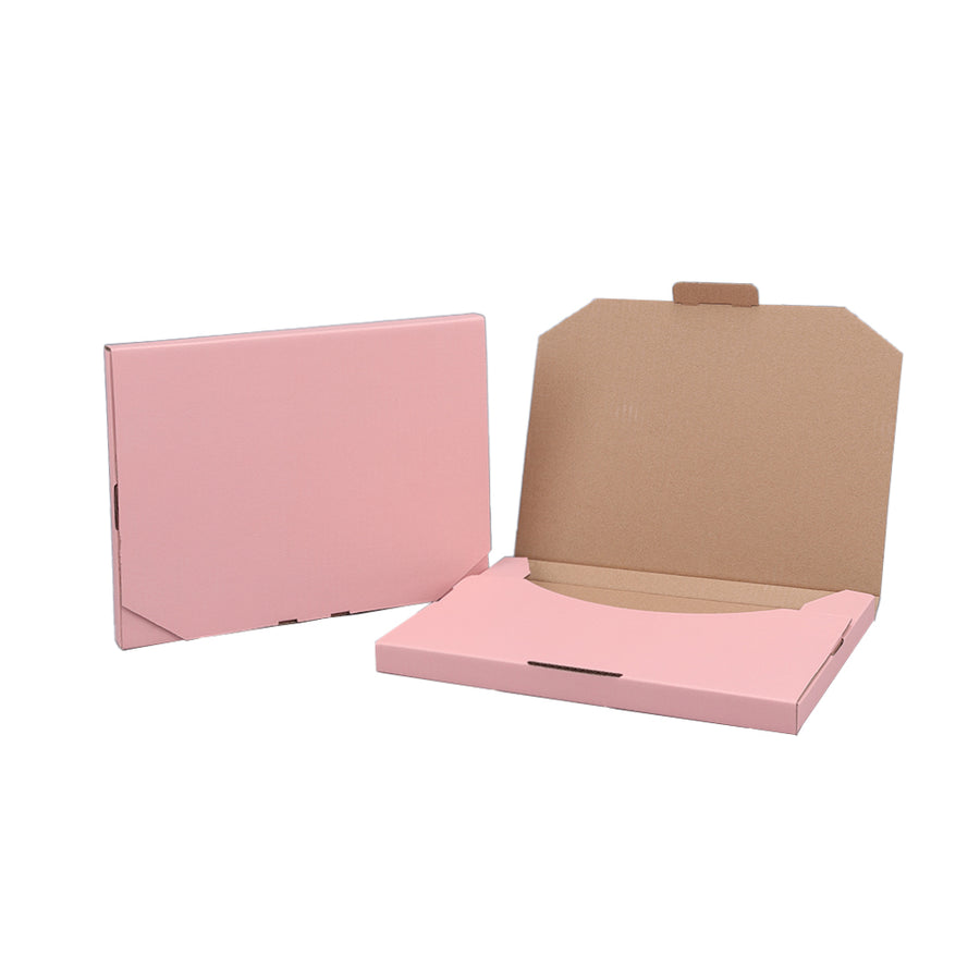 Rose Pink Superflat Mailing Box 220 x 160 x 16mm B447 | eBPak