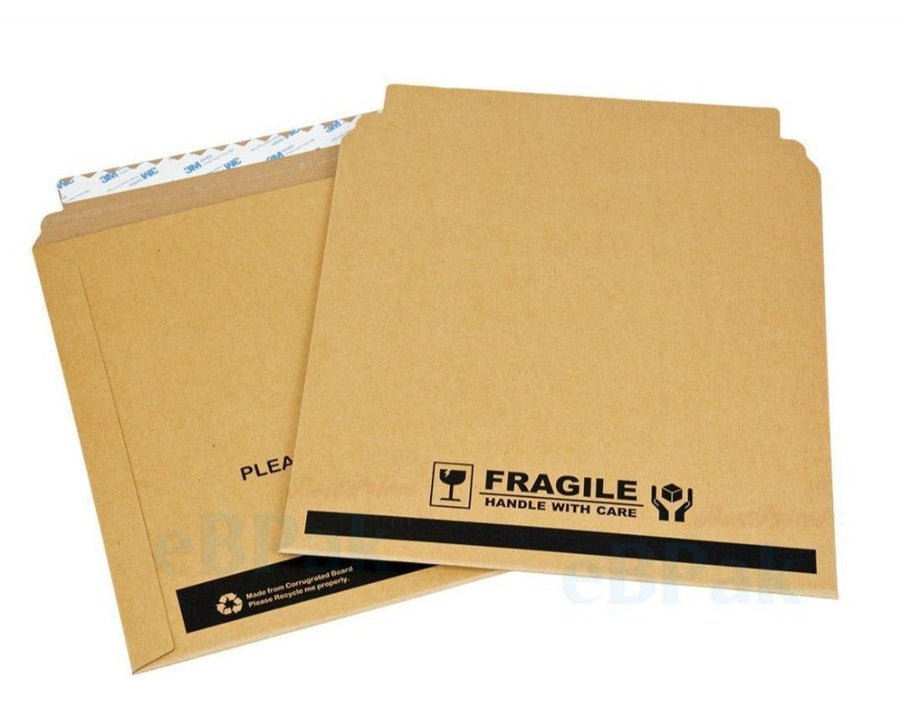 Ultimate Black Vinyl Record Rigid Mailer 345x345mm for 12 inch LP | eBPak